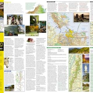 Virginia Map (National Geographic Guide Map)