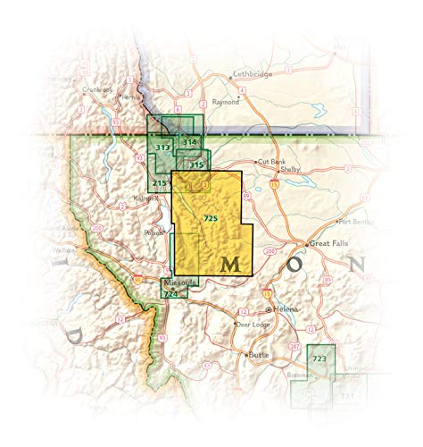 Bob Marshall Wilderness Map (National Geographic Trails Illustrated Map, 725)