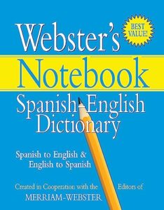 webster's notebook spanish-english dictionary - designed for students - fits in a 3-ring binder (spanish and english edition)