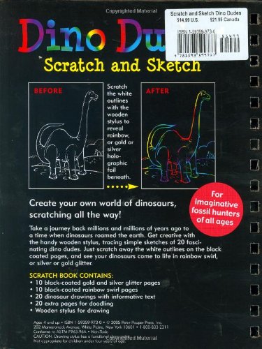 Scratch & Sketch Dino Dudes