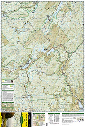 Northville-Placid Trail Map (National Geographic Trails Illustrated Map, 736)