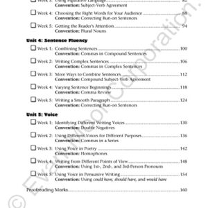 Evan-Moor Daily 6-Trait Writing, Grade 6 Homeschool and Classroom Resource Workbook, Reproducible Worksheets, Teaching Edition, Lesson Plans, Ideas, Organization, Word Choice, Sentence Fluency, Voice