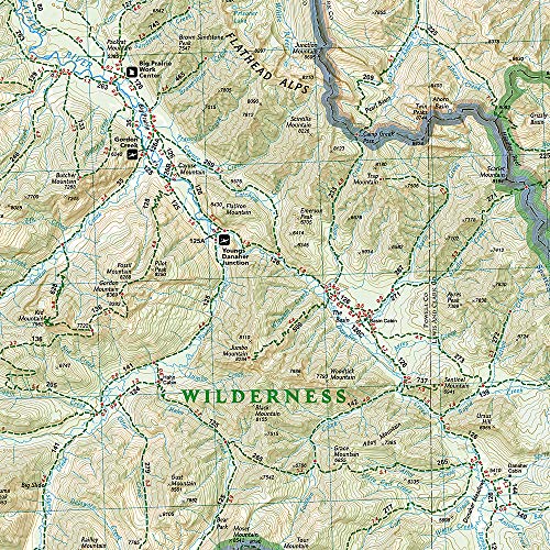 Bob Marshall Wilderness Map (National Geographic Trails Illustrated Map, 725)