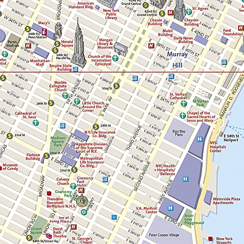 New York City Map (National Geographic Destination City Map)