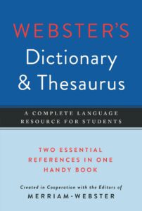 webster's dictionary & thesaurus, newest edition