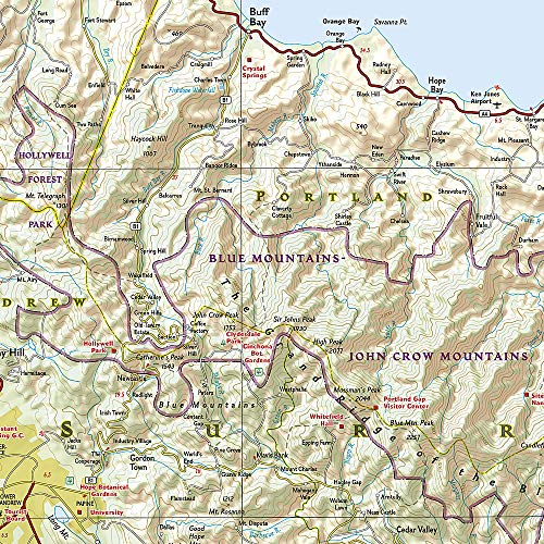 Jamaica Map (National Geographic Adventure Map, 3116)