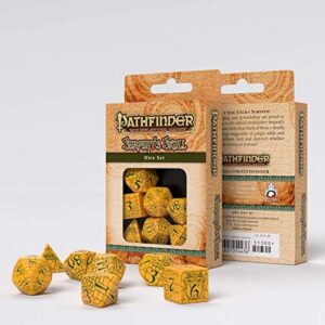 q-workshop pathfinder serpent's skull dice set (7)