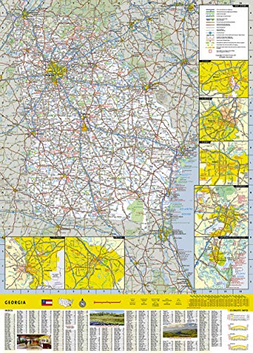 Georgia Map (National Geographic Guide Map)