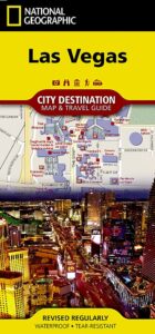 las vegas map (national geographic destination city map)