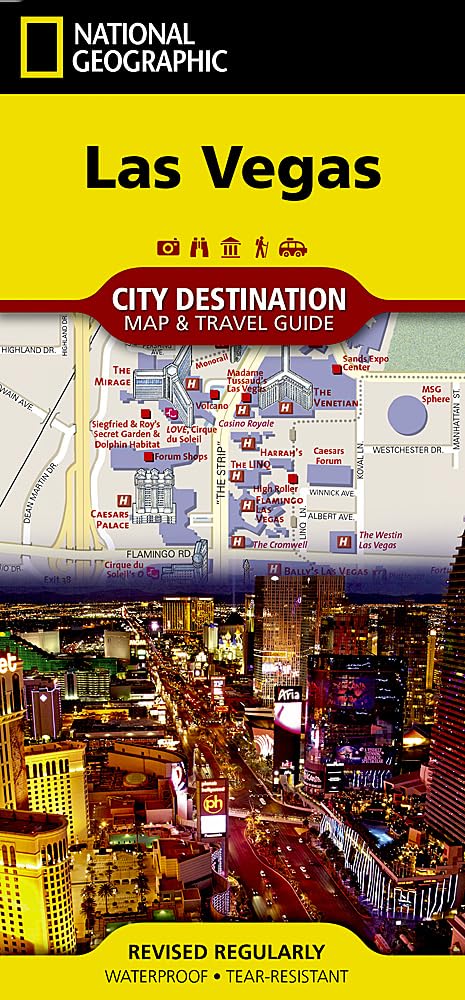 Las Vegas Map (National Geographic Destination City Map)