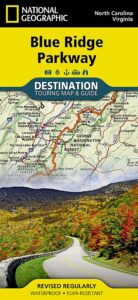 blue ridge parkway map (national geographic destination map)