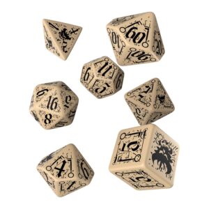 q workshop pathfinder council of theves rpg ornamented dice set 7 polyhedral pieces