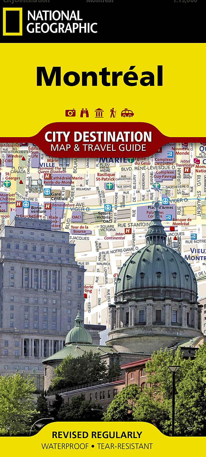 Montreal Map (National Geographic Destination City Map)