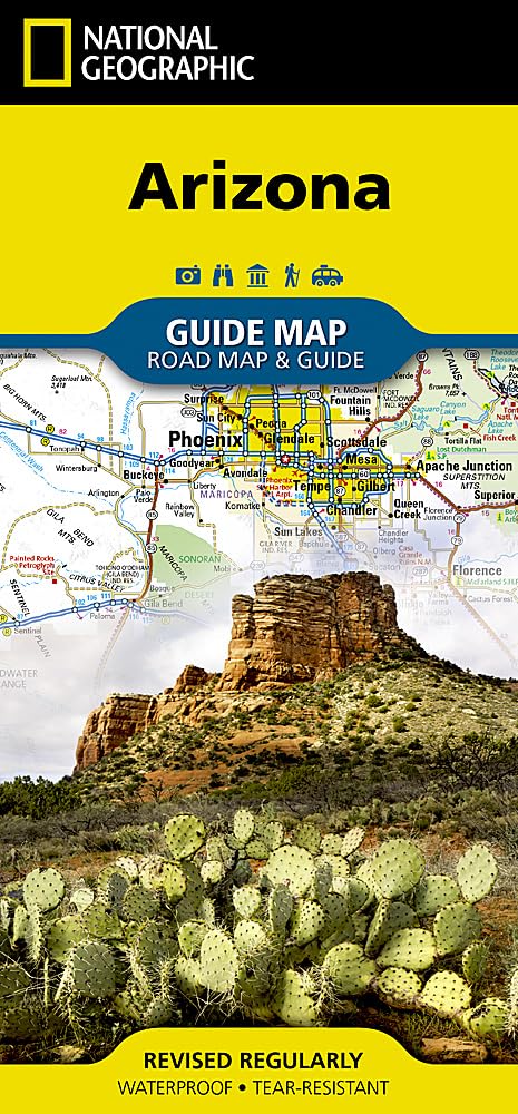 Arizona (National Geographic Guide Map)