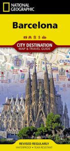 barcelona map (national geographic destination city map)