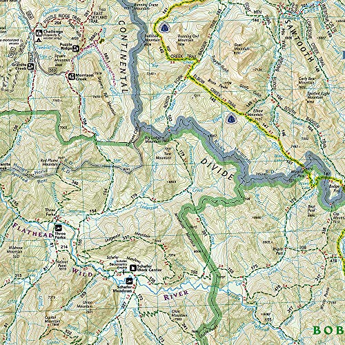 Bob Marshall Wilderness Map (National Geographic Trails Illustrated Map, 725)