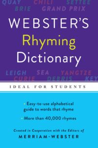 webster's rhyming dictionary, newest edition