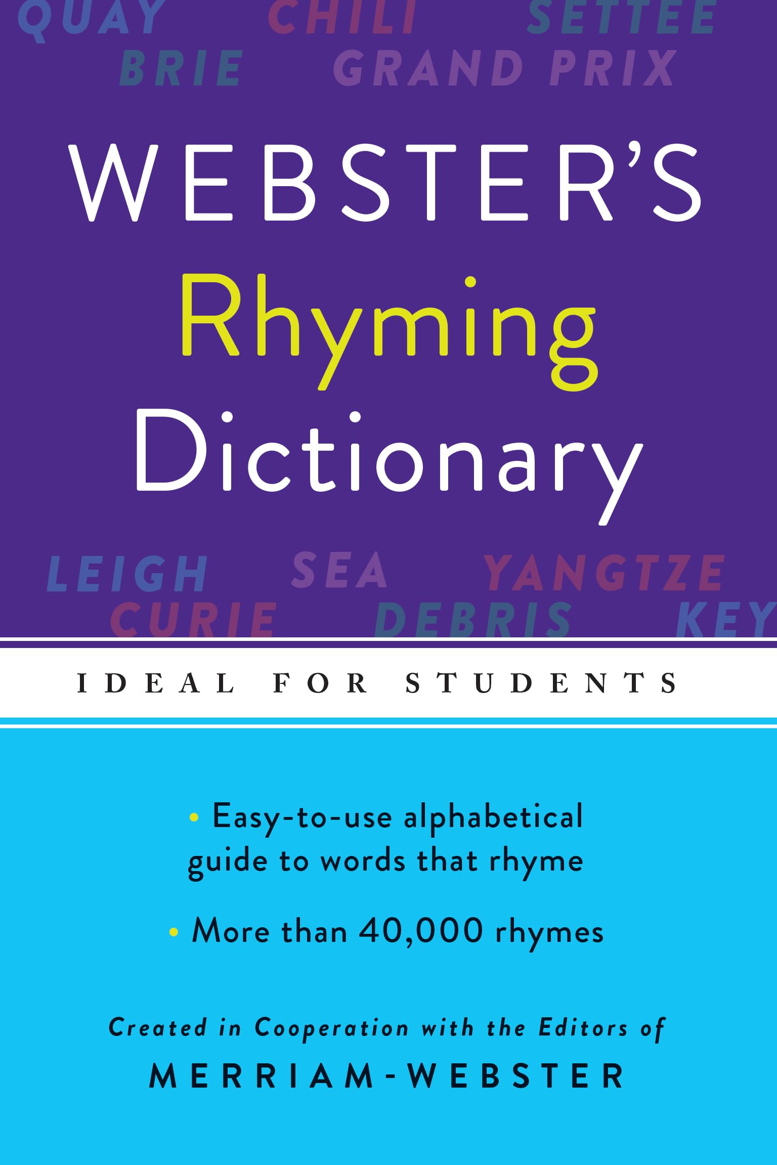 Webster's Rhyming Dictionary, Newest Edition