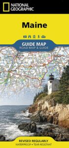 maine map (national geographic guide map)