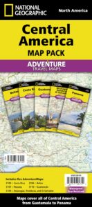 central america [map pack bundle] (national geographic adventure map)