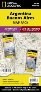 argentina, buenos aires [map pack bundle] (national geographic adventure map)