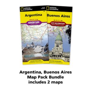 Argentina, Buenos Aires [Map Pack Bundle] (National Geographic Adventure Map)