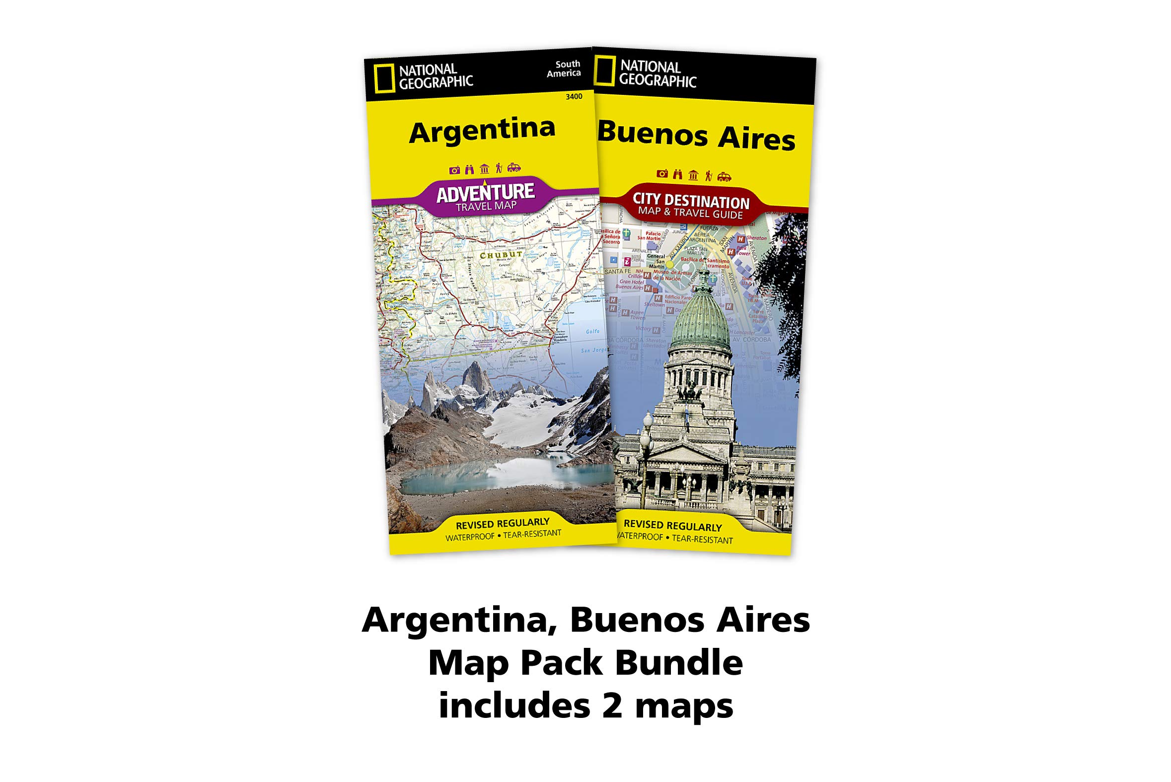 Argentina, Buenos Aires [Map Pack Bundle] (National Geographic Adventure Map)