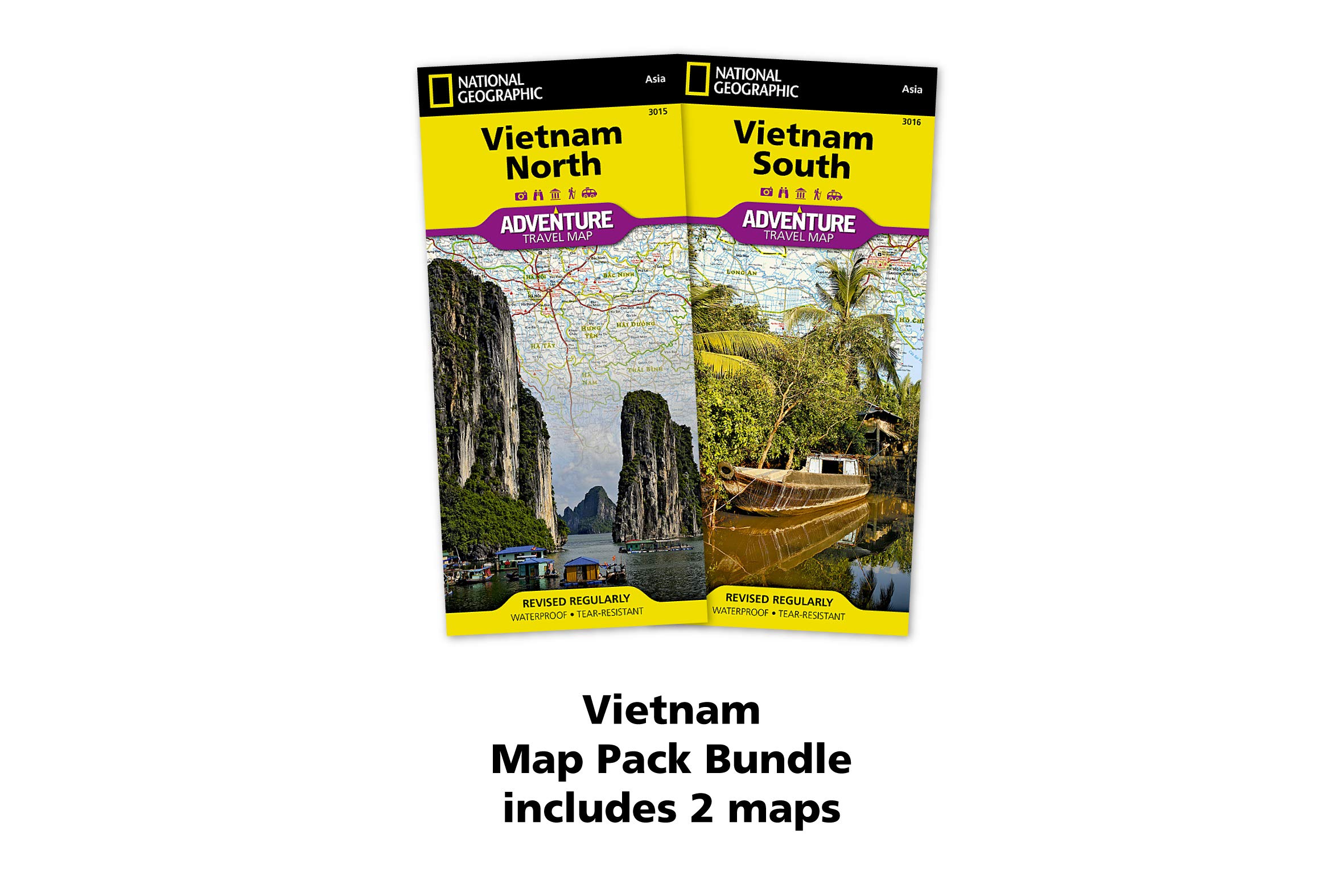 Vietnam [Map Pack Bundle] (National Geographic Adventure Map)