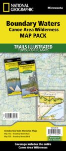 boundary waters canoe area wilderness [map pack bundle] (national geographic trails illustrated map)