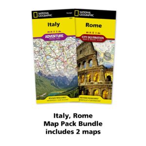 Italy, Rome [Map Pack Bundle] (National Geographic Adventure Map)