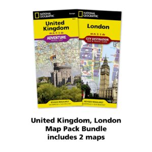 United Kingdom, London [Map Pack Bundle] (National Geographic Adventure Map)