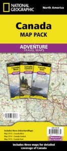 canada [map pack bundle] (national geographic adventure map)