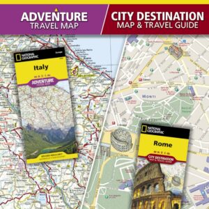 Italy, Rome [Map Pack Bundle] (National Geographic Adventure Map)