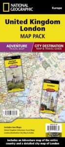 united kingdom, london [map pack bundle] (national geographic adventure map)