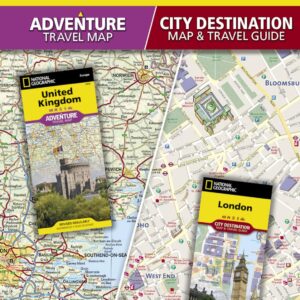 United Kingdom, London [Map Pack Bundle] (National Geographic Adventure Map)