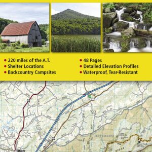 Appalachian Trail: Bailey Gap to Calf Mountain Map [Virginia] (National Geographic Topographic Map Guide, 1504)