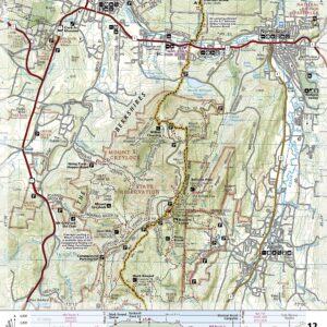 Appalachian Trail, Schaghticoke Mountain to East Mountain [Connecticut, Massachusetts] (National Geographic Topographic Map Guide) (National Geographic Topographic Map Guide, 1509)