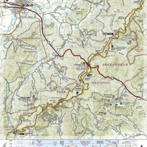 Appalachian Trail: Calf Mountain to Raven Rock Map [Virginia, West Virginia, Maryland] (National Geographic Topographic Map Guide, 1505)