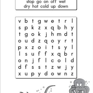 School Zone - My First Word Searches Workbook - Ages 5 to 7, Kindergarten to 1st Grade, Activity Pad, Search & Find, Word Puzzles, and More (School Zone Little Busy Book™ Series)