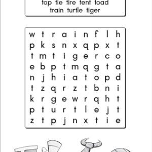 School Zone - My First Word Searches Workbook - Ages 5 to 7, Kindergarten to 1st Grade, Activity Pad, Search & Find, Word Puzzles, and More (School Zone Little Busy Book™ Series)