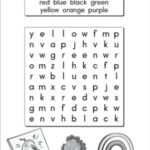 School Zone - My First Word Searches Workbook - Ages 5 to 7, Kindergarten to 1st Grade, Activity Pad, Search & Find, Word Puzzles, and More (School Zone Little Busy Book™ Series)