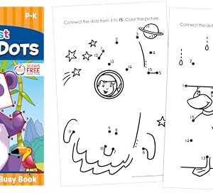 School Zone - My First Activities On-the-Go! 6-Pack Workbook Set - Ages 4+, Preschool to 2nd Grade, Dot-to-Dot, Hidden Pictures, Mazes, Coloring, and More (School Zone Little Busy Book™ Series)