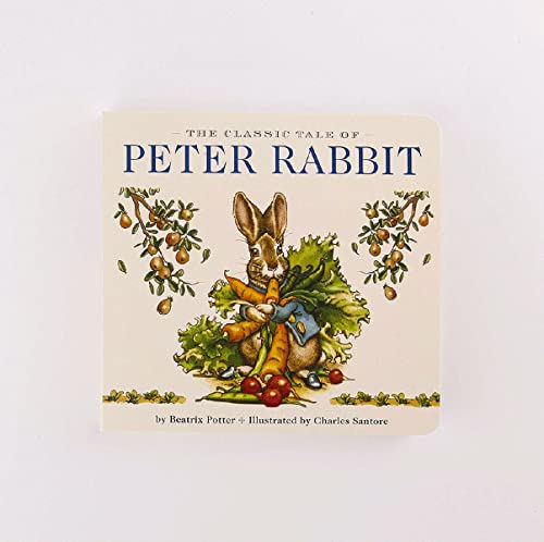 The Peter Rabbit Deluxe Plush Gift Set: The Classic Edition Board Book + Plush Stuffed Animal Toy Rabbit Gift Set (A Classic Tale of Adventure and Virtue with Plush Peter Rabbit Toy)