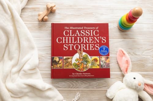 The Illustrated Treasury of Classic Children's Stories: Featuring 14 Classic Children's Books Illustrated by Charles Santore, acclaimed illustrator (A ... Art) (Charles Santore Children's Classics)