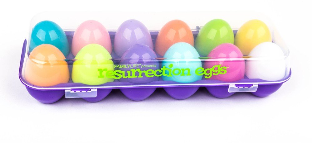 FAMILYLIFE Resurrection Eggs – 12 Piece Easter Eggs Set with Booklet and Religious Figurines Inside – Tells The Story of Easter – Easter Eggs with Toys Inside – Eggs for Easter Egg Hunts