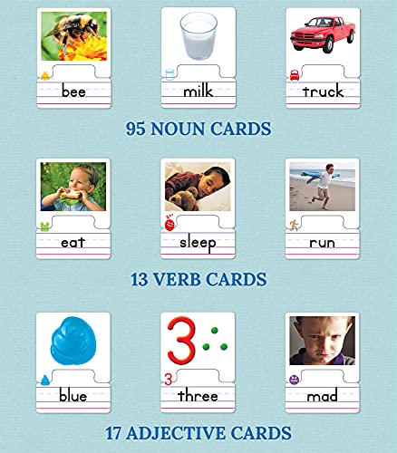 Key Education Big Box of Easy-To-Read Words Puzzles, Sight Words and Phonics Practice With Word and Photo Puzzle Pieces, Educational Games for Special Learners Ages 5+ (250 pc) , 1.5" x 2" - 2" x 2"