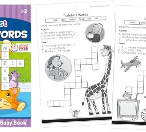 School Zone - My First Activities On-the-Go! 6-Pack Workbook Set - Ages 4+, Preschool to 2nd Grade, Dot-to-Dot, Hidden Pictures, Mazes, Coloring, and More (School Zone Little Busy Book™ Series)