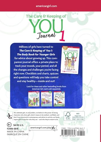 The Care and Keeping of You Journal: for Younger Girls (American Girl® Wellbeing)