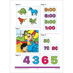 School Zone Cut & Paste Skills Workbook: Little Hands Helper™ Book Series for Ages 3-5, Preschool, Kindergarten, Scissor Cutting, Glue, Stickers, Counting, Puzzles, and More