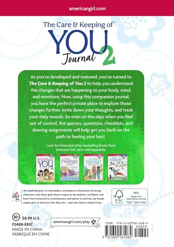 The Care and Keeping of You 2 Journal (American Girl® Wellbeing)